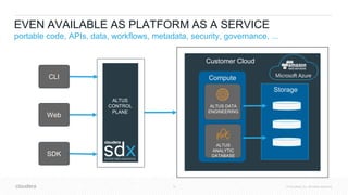 Cloudera Analytics and Machine Learning Platform - Optimized for Cloud | PPTX | Cloud Computing ...