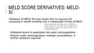Scoring in liver disease | PPTX