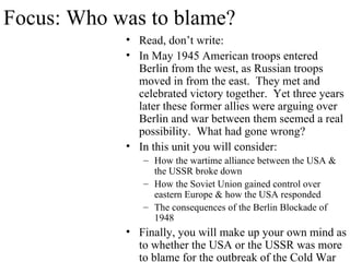 Cld War01 Beginnings Web | PPT