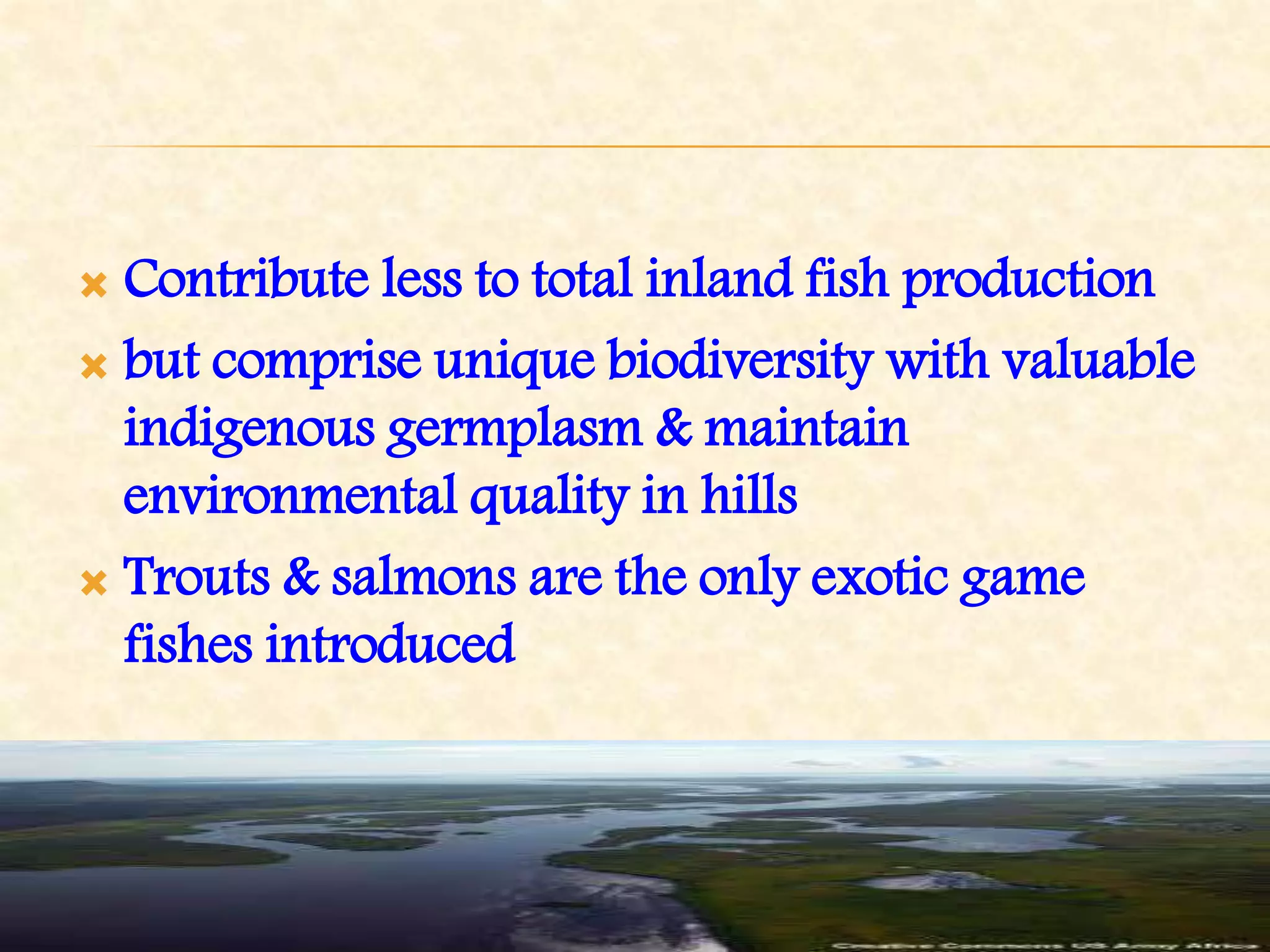 Coldwater fisheries ppt | PPT