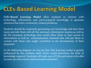 CLE-based learning model | PPT