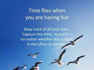Tips on time-recording | PPT