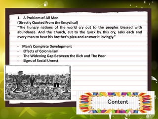 Populorum Progressio | PPTX