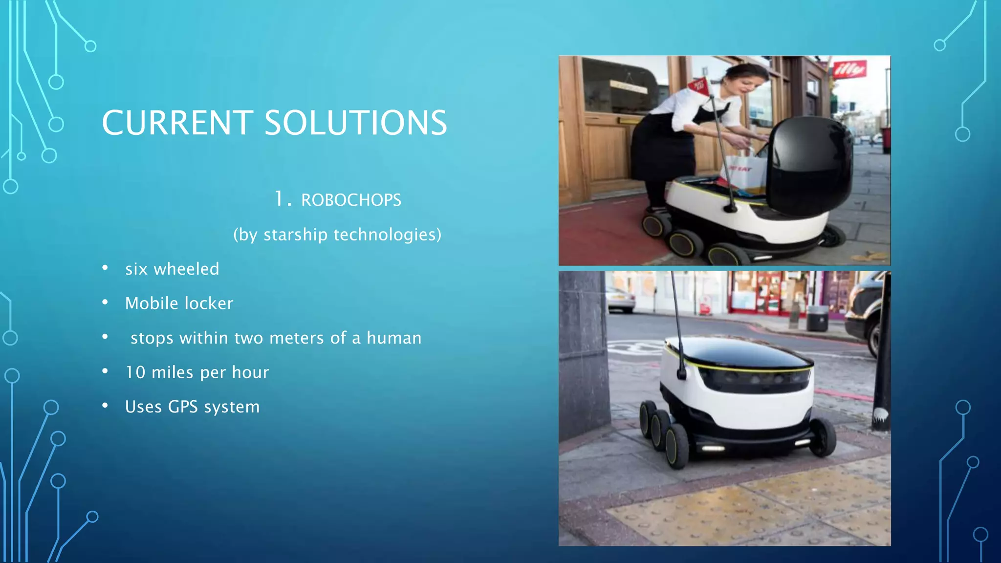 Cleaning and delevery robot (cleade) | PPTX