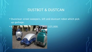 Cleaning and delevery robot (cleade) | PPTX