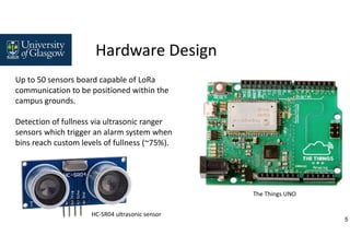 Smart bin internet of thing (IoT) project using LoRaWAN | PPT