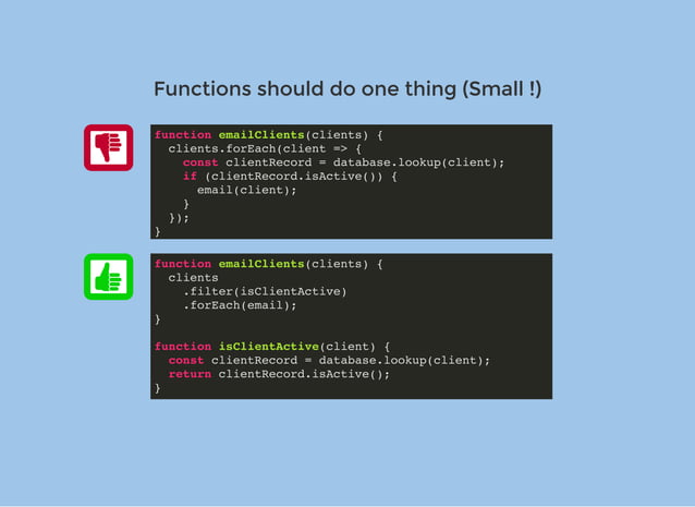 Clean code in JavaScript | PDF | Web Development | Internet