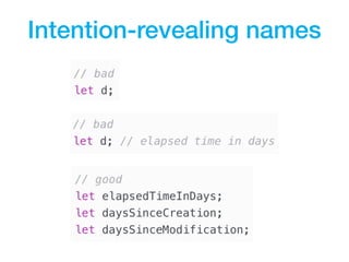 Concepts of Clean Code adapted for JavaScript - Tech'n'Drinks @myposter ...