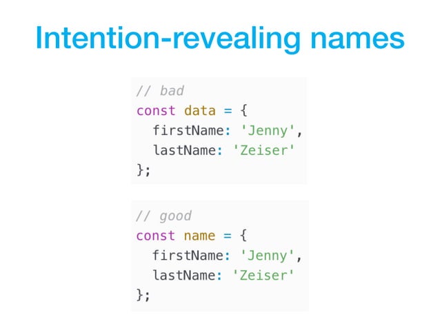 Concepts Of Clean Code Adapted For Javascript Techndrinks Myposter Ppt