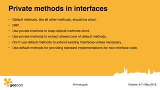 Clean code with Java 9 | PPT
