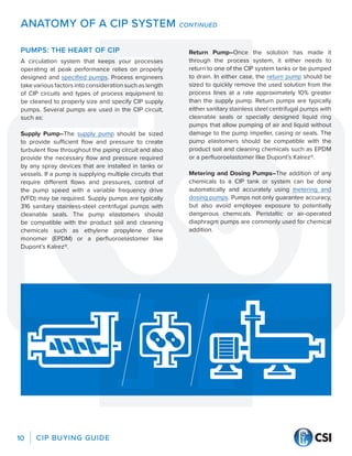 Clean in-place-cip-buying-guide | PDF | Food & Drink