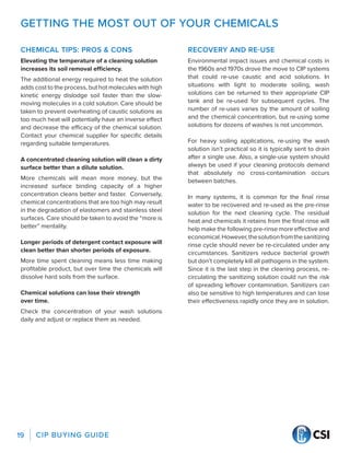 Clean in-place-cip-buying-guide | PDF | Food & Drink