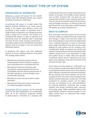 Clean in-place-cip-buying-guide | PDF | Food & Drink