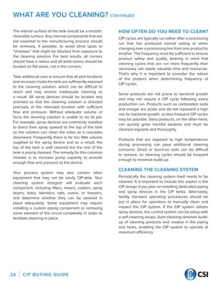 Clean in-place-cip-buying-guide | PDF | Food & Drink