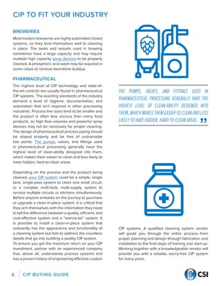 Clean in-place-cip-buying-guide | PDF | Food & Drink