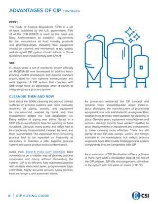 Clean in-place-cip-buying-guide | PDF | Food & Drink