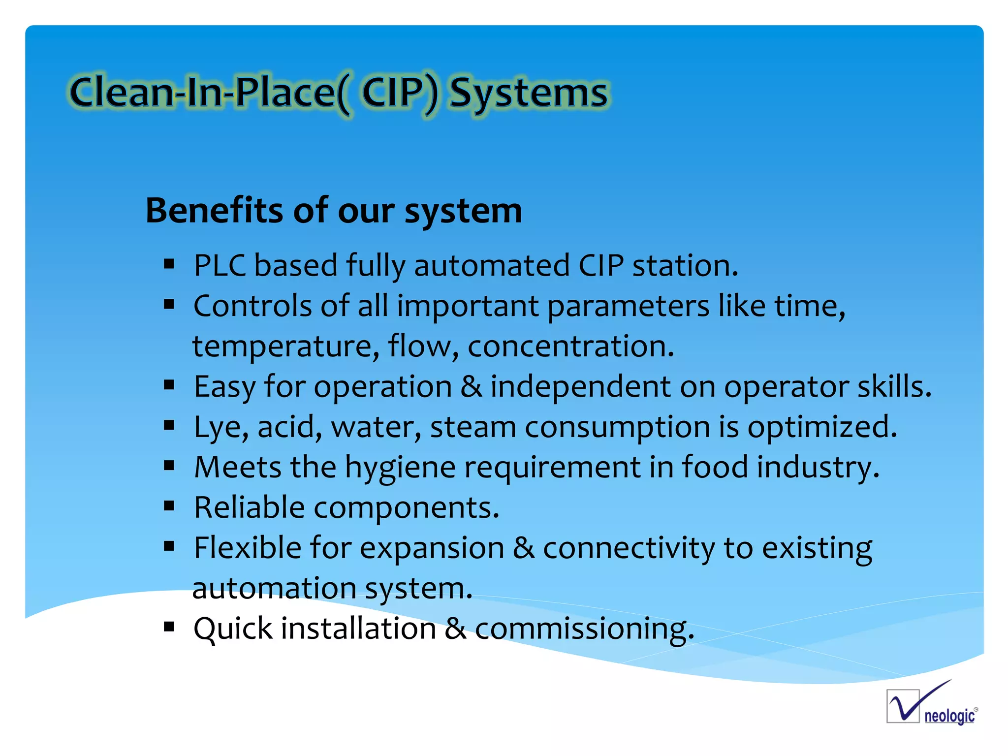 Clean in-place (cip) systems | PDF