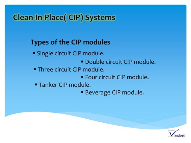 Clean in-place (cip) systems | PDF