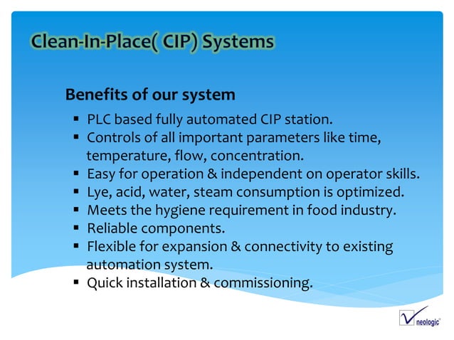Clean in-place (cip) systems | PDF