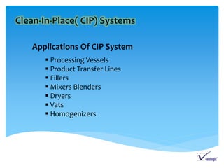 Clean in-place (cip) systems | PDF
