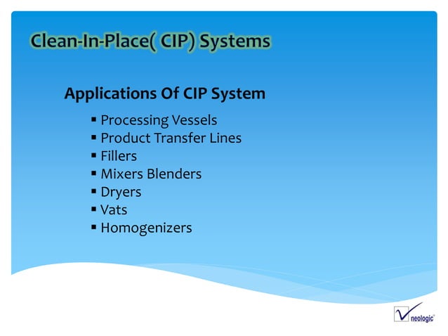 Clean in-place (cip) systems | PDF