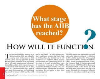Clean Lean And Green? A Short Briefing on the Asian Infrastructure ...