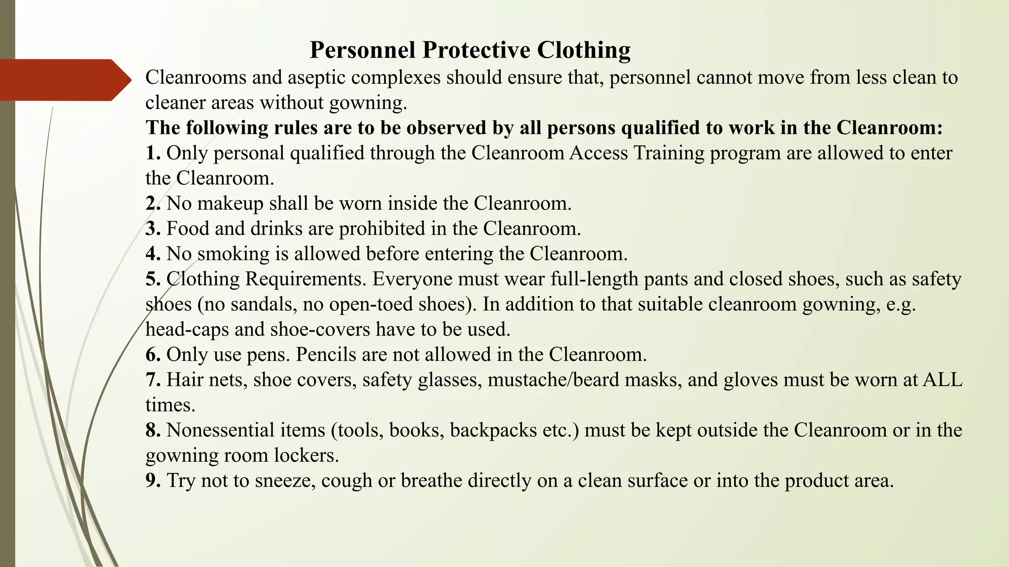 Clean room | PDF