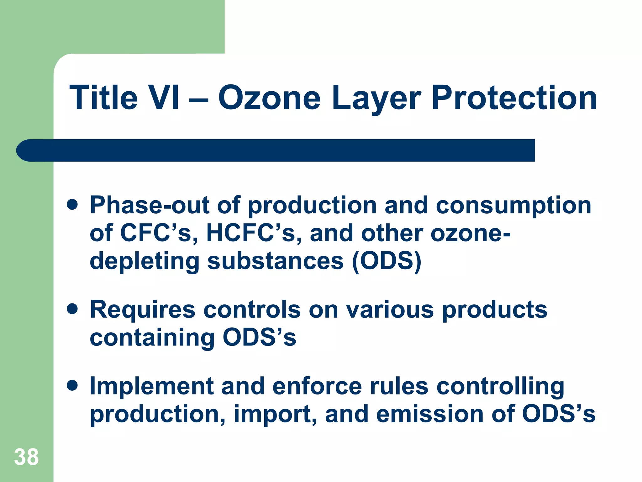 Clean Air Act | PPT