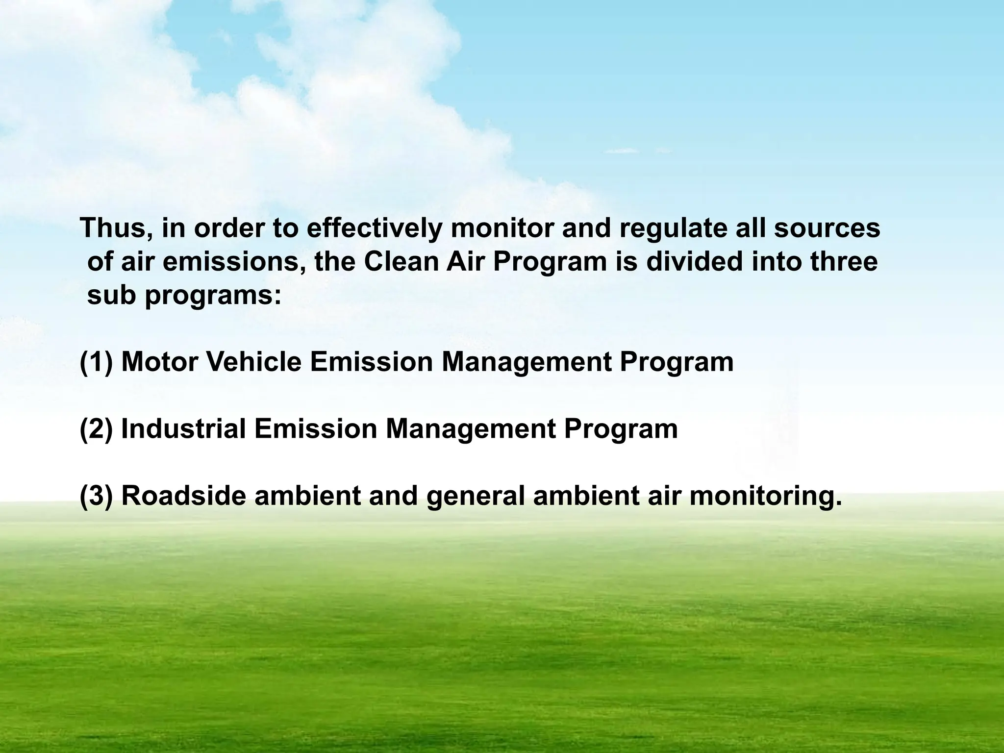 Clean Air Act 0f 1999 by D.A.R&M.A.D.ppt ashashash | PPTX