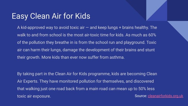Clean air for kids | PDF | Lung and Respiratory Health | Diseases and ...