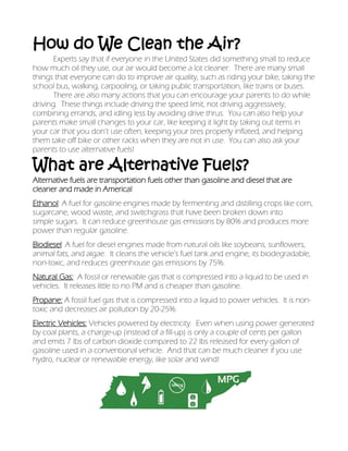 Clean Air Kids Activity Book | PDF