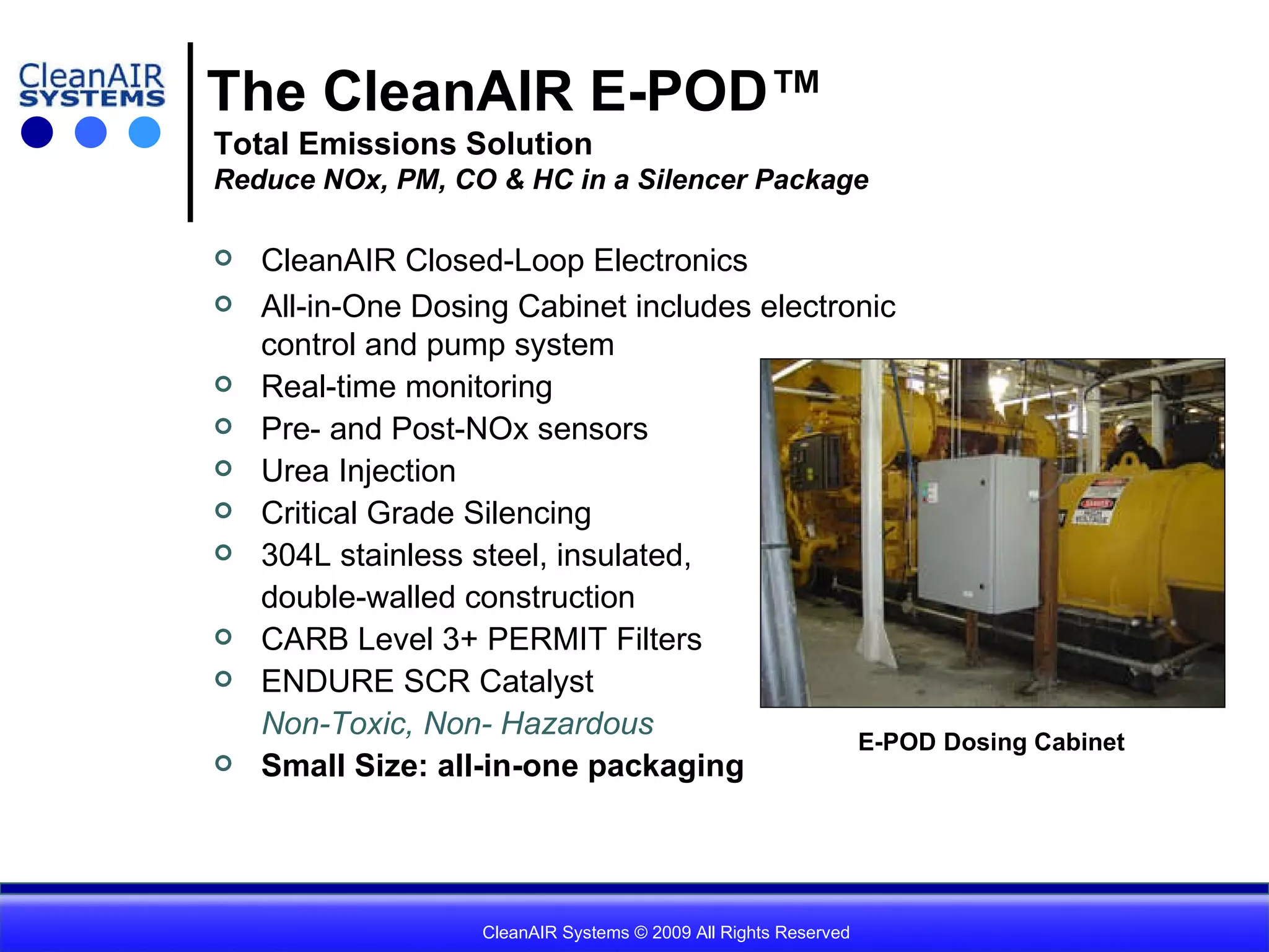 CleanAir NOx Reduction Technologies | PPT