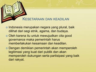 Clean and good governance | PPTX