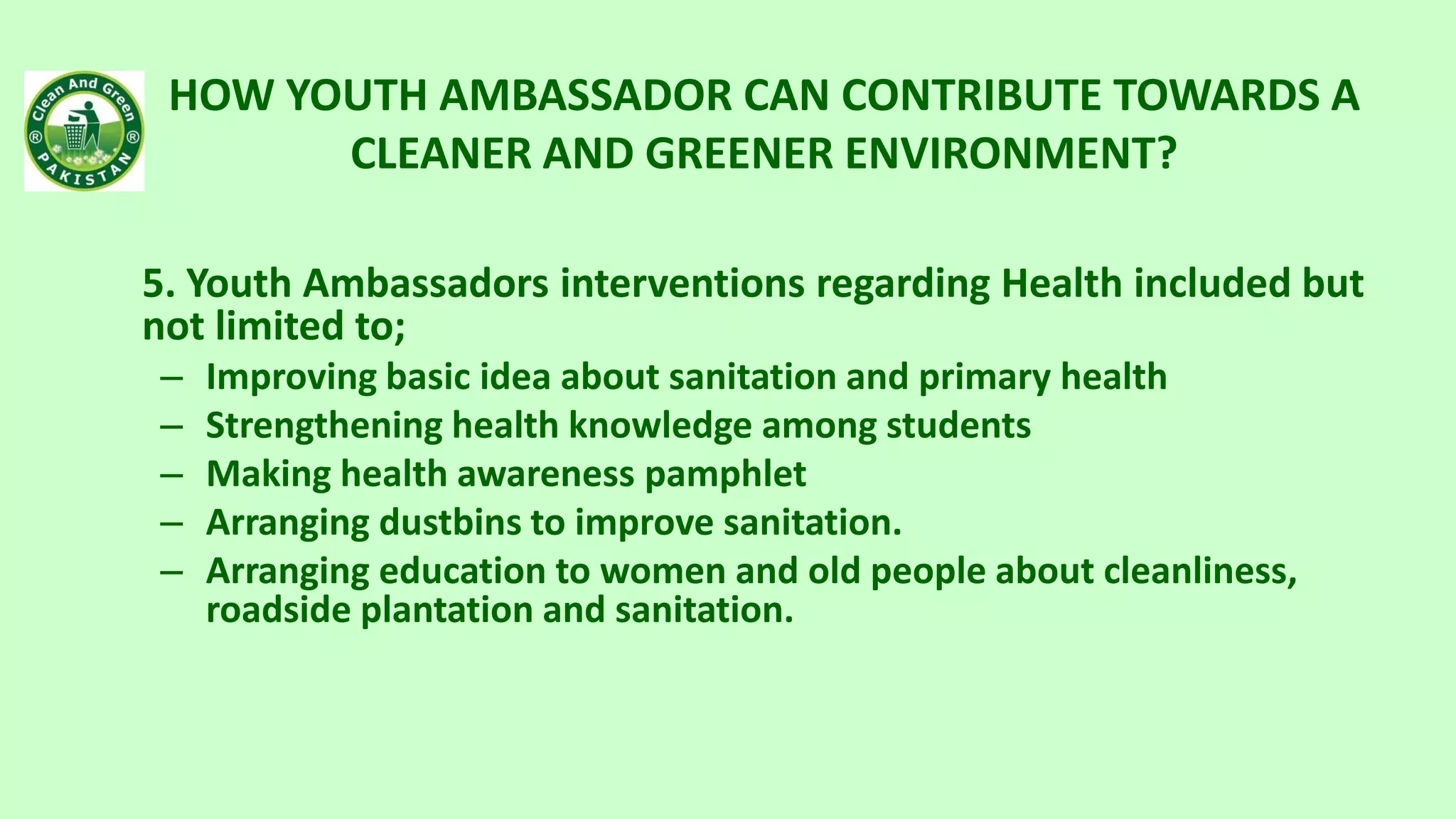 Clean and Green Pakistan by Dr. Shoaib Ahmed | PDF