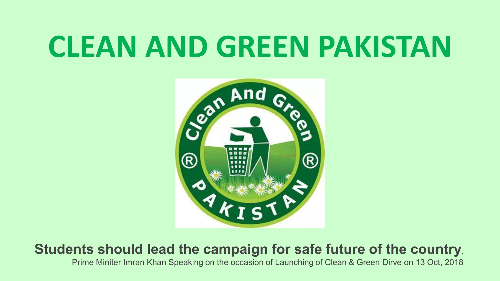 Clean and Green Pakistan by Dr. Shoaib Ahmed | PDF