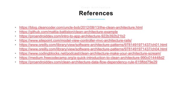 Clean architecture | PPT