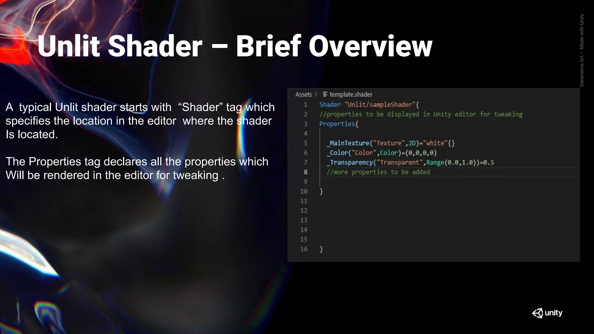 Clean architecture for shaders unite2019 | PPT