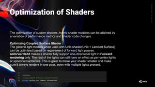 Clean architecture for shaders unite2019 | PPT
