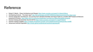 Clean architecture on android | PPT