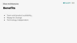 Clean architectures with fast api pycones | PDF | Web Development ...