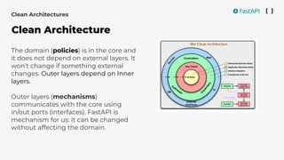 Clean architectures with fast api pycones | PDF