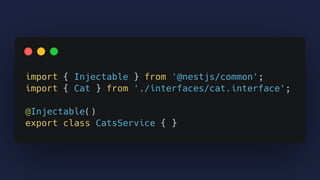 Clean backends with NestJs | PPT