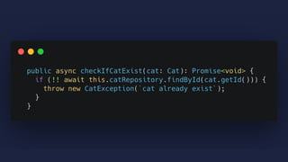 Clean backends with NestJs | PPT