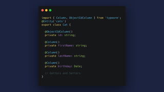 Clean backends with NestJs | PPT