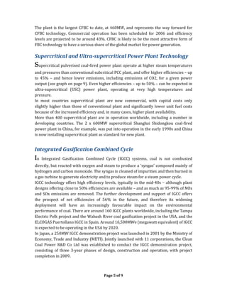 Clean coal technology | PDF