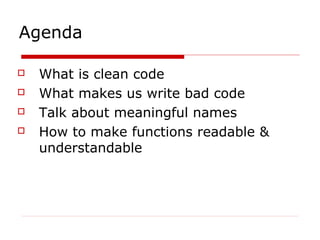 Clean code | PPT