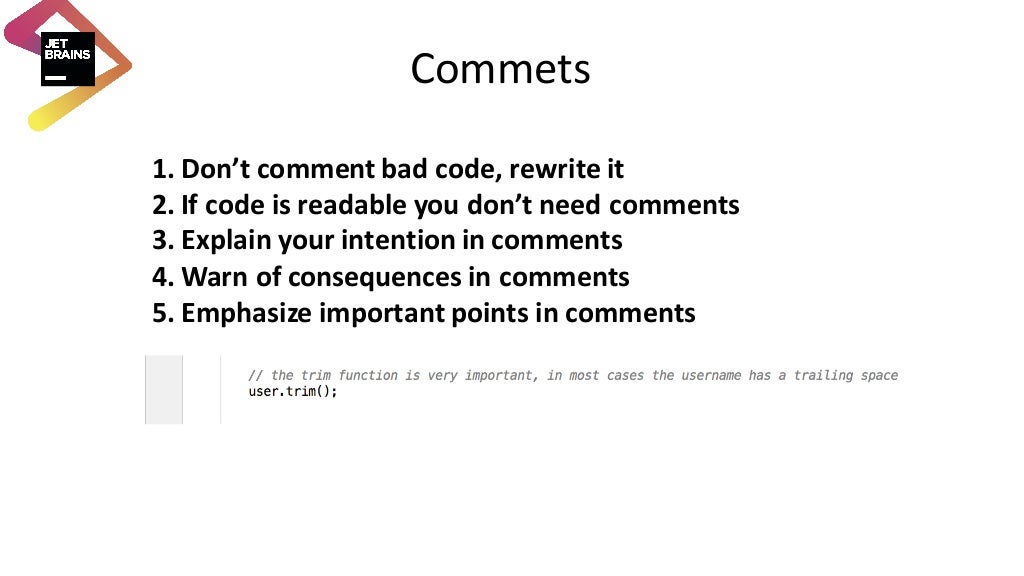 Best Coding Practices