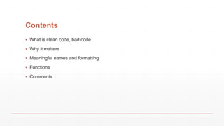 Clean code | PPT