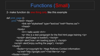Clean Code Tips (Day 1 ) | PPT
