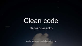 Clean code | PPT